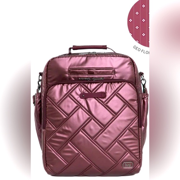 lug | Bags | Lug Rare Ranger Xl Metallic Wine Nwt Duffle Bag | Poshmark